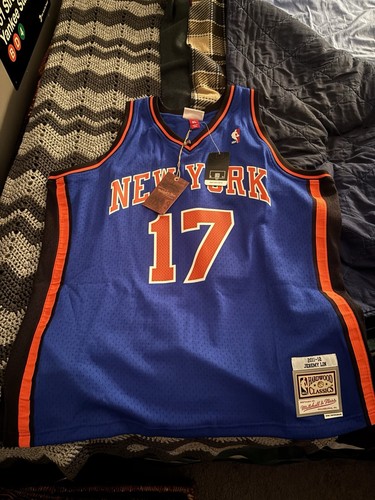 New York Knicks Jeremy Lin #17 Mitchell & Ness 2011/12 NBA Swingman ...