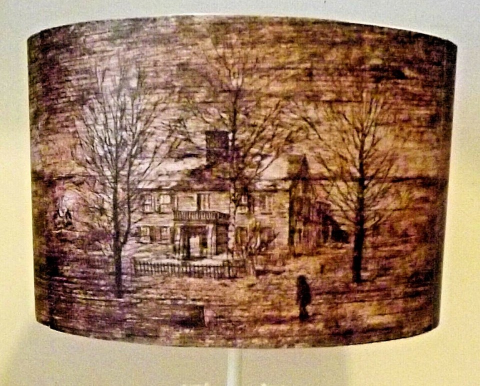 Wood Scene Lampshade Lamp/Ceiling 8"10"12"14"16"18 , | eBay UK