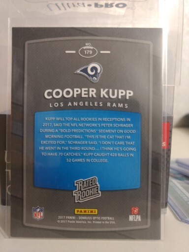 2017 Donruss Optic - Rated Rookie #179 Cooper Kupp (RC) | eBay