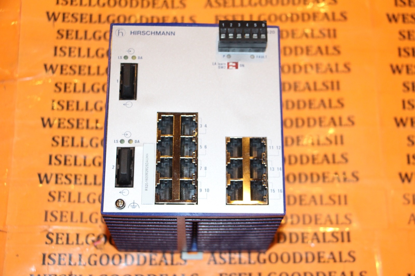 Hirschmann RS20 16-Port Ethernet Rail Switch RS20-1600M2M2SDAUHH New | eBay