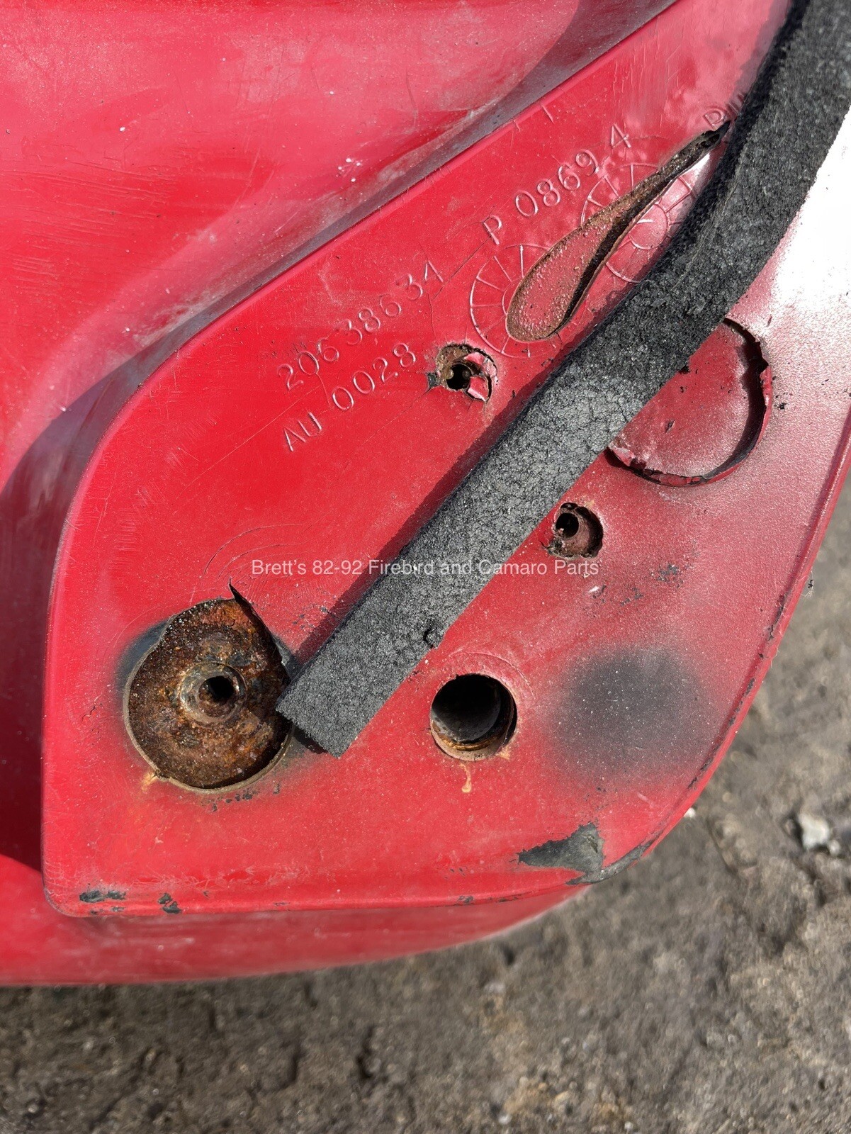 1985-1990 Pontiac Firebird Trans Am GTA Rear Aero Wing Spoiler OEM GM ...