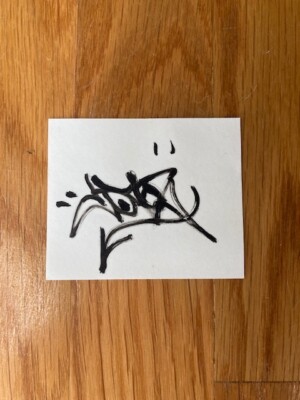 Cope2 Original Tagged Graffiti Sticker NYC Bubble Los Angeles Art In ...