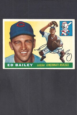 1955 TOPPS #69 ED BAILEY-5--REDS-NO CREASES--EX | eBay