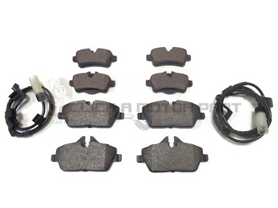 MINI R56 HATCH COOPER 1.6 FRONT & REAR BRAKE PADS + SENSORS (CAR REG ...