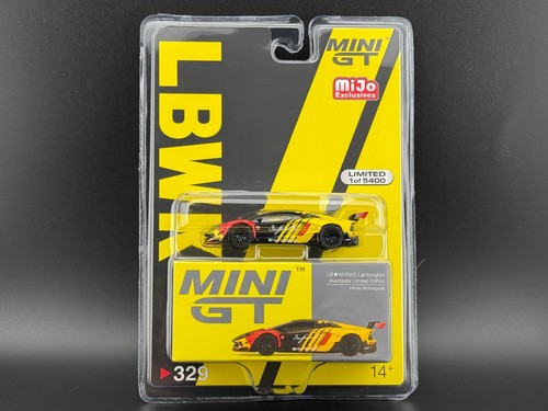 Mini GT LB Works Lamborghini Aventador Infinite Motorsports #329 1/64 ...