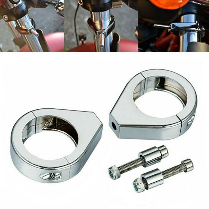 Motorcycle Fork Indicator Brackets Motorbike Relocation Clamps Turn ...