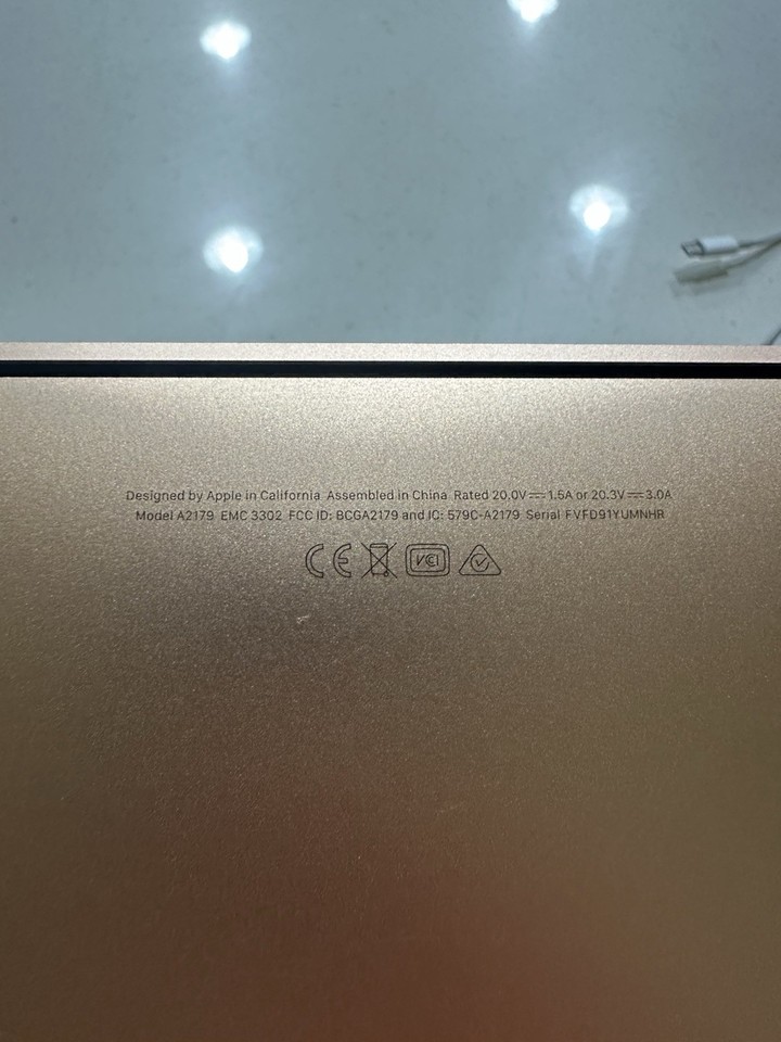 Rose Gold Apple MacBook Air 13 inch 2020 8GB RAM Model A2179 | eBay