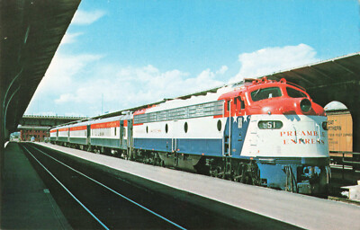 Postcard Train Locomotive Preamble Express No 951 American Freedom ...