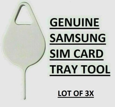 Genuine Samsung SIM Card Tray Eject Pin Tool for Galaxy S24 S23 S22 S21 ...