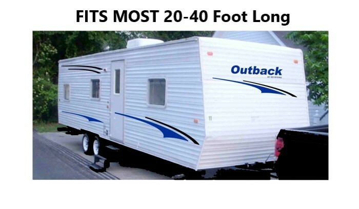 OUTBACK by Keystone RV TRAILER DECAL Sticker Emblem Swoosh Set Kit FULL ...