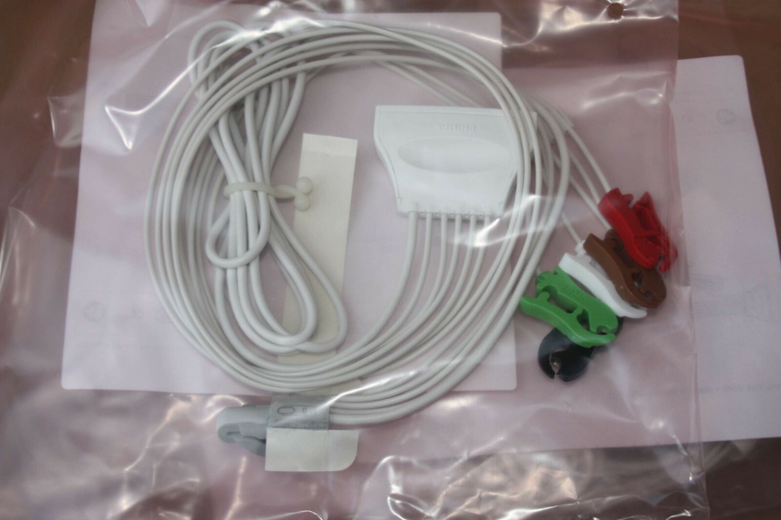NEW PHILIPS REF 989803172051 ECG 5-Lead Grabber, AAMI + SP02, SPU, Tele ...