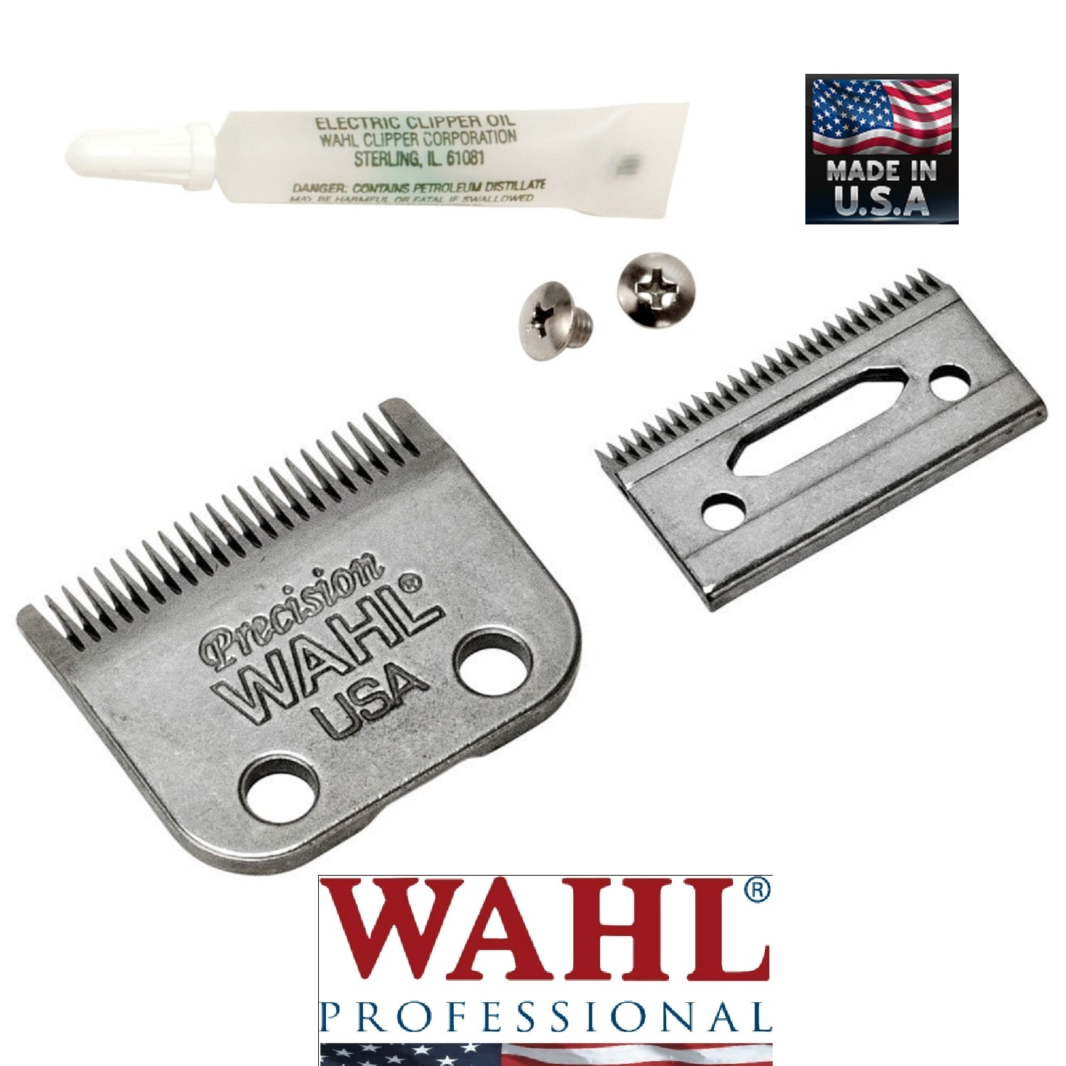 WAHL 1045-100 PRECISION BLADE SET For Deluxe,Premium,Multi,Basic Home ...