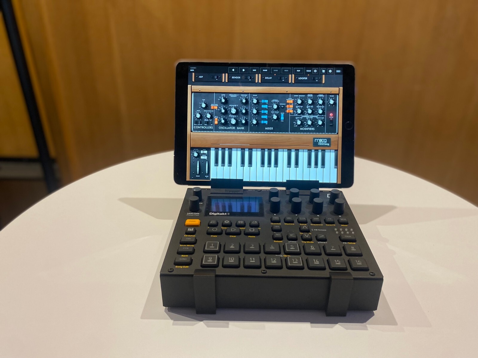 Stand Holder for DIGITAKT DIGITONE SYNTAKT Attach Your tablet IPAD ...