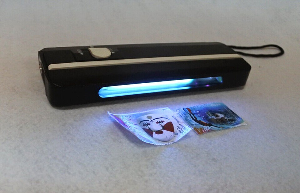 254nm Shortwave and 365nm Longwave UV Lamp for Fluorescence Stamps ...