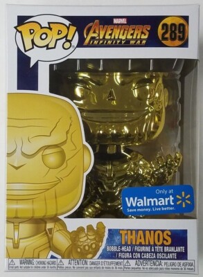 Thanos (Infinity War) (Yellow Chrome) #289 *WALMART EXCLUSIVE* | eBay