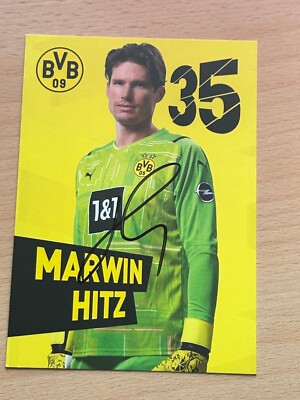 Marwin Hitz BVB Borussia Dortmund Autogrammkarte original signiert ...