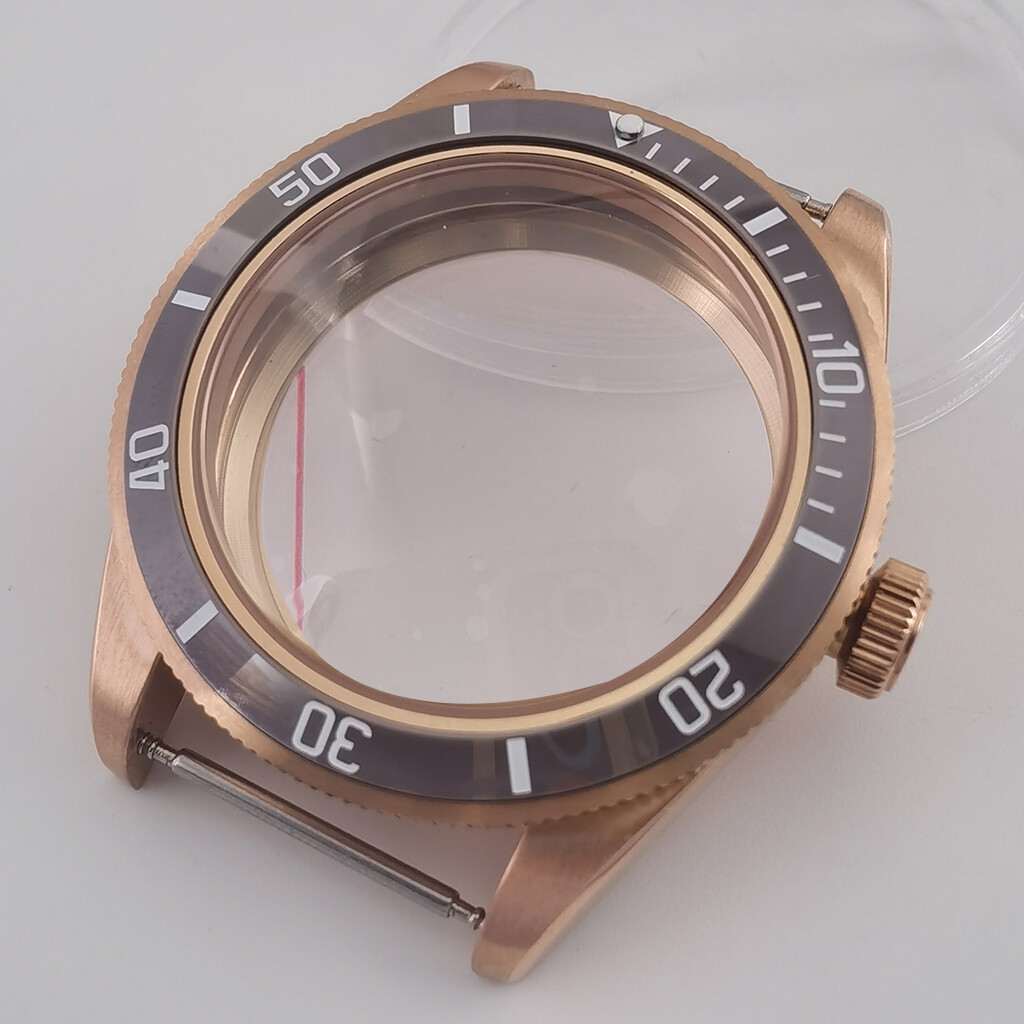39mm Rose gold Watch Case Fit NH34 NH35 NH36 ETA 2824 PT5000 Movement ...