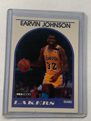 EARVIN "MAGIC" JOHNSON 1989 NBA Hoops Basketball Card #270 | eBay