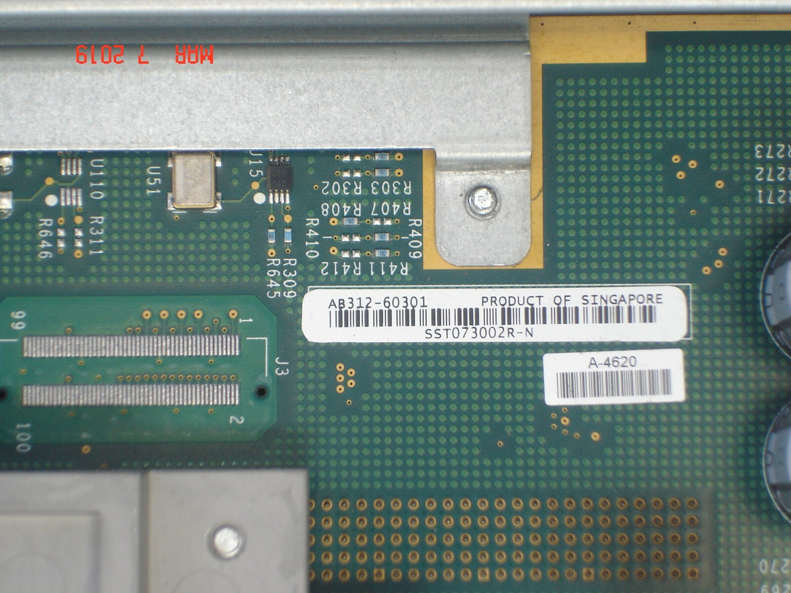 AB312-60301 SYSTEM BACKPLANE BOARD FOR HP RX7640 INTEGRITY SERVER W/ 2 ...