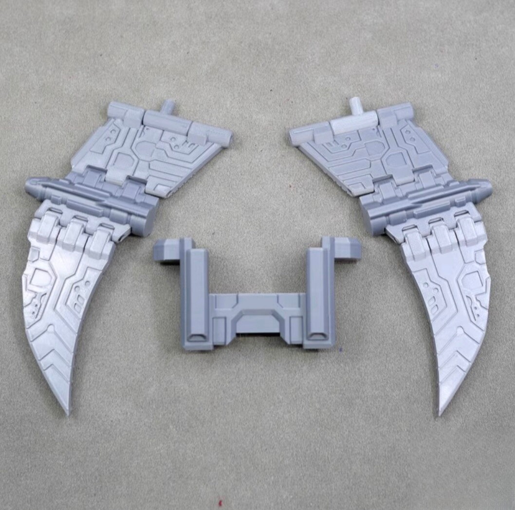 3D Print Hand Foot Weapon Wing Upgrade Kit For Legacy Core Dinoking ...