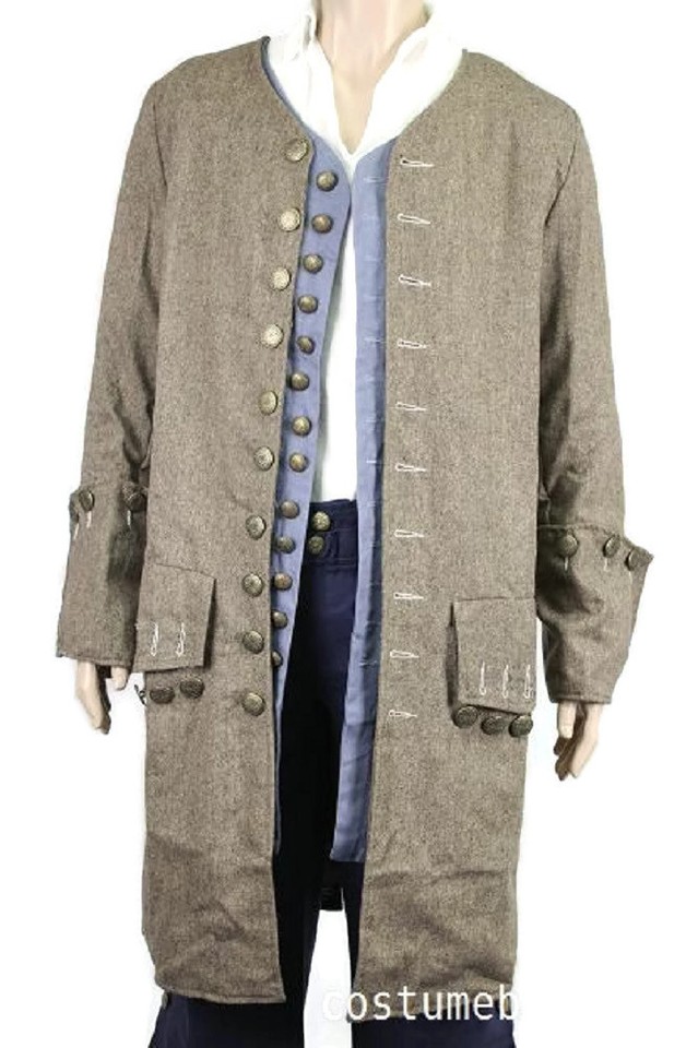 Exact JACK SPARROW COAT Pirate Costume jacket M/L/XL | eBay