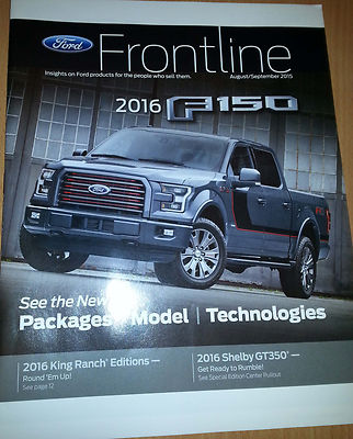 2016 FORD FRONTLINE MAGAZINE featuring the 2016 F-150 --- Aug / Sept ...