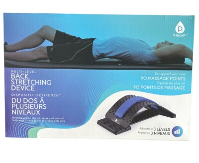 Back Stretcher Multi-Level Back Massager Stretching Device Lumbar ...