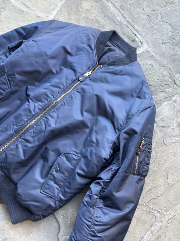 Alpha Industries L2B Bomber Jacket Mens XL Vintage Style Korean Made ...