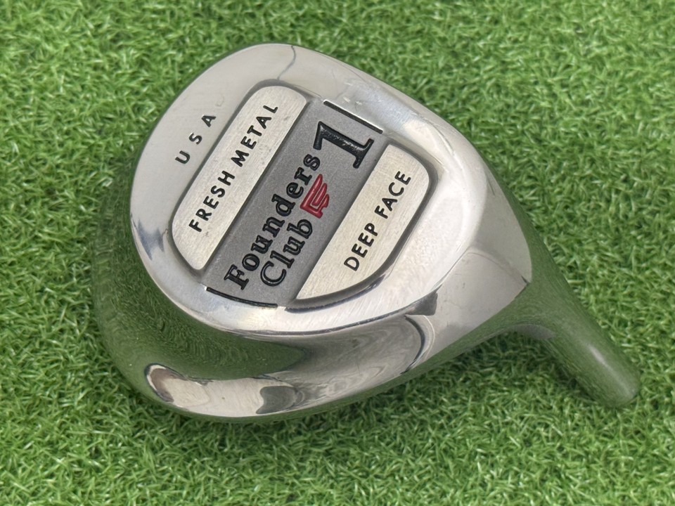 NOS Founders Club Fresh Metal Deep Face Driver (Head Only) Right Handed ...