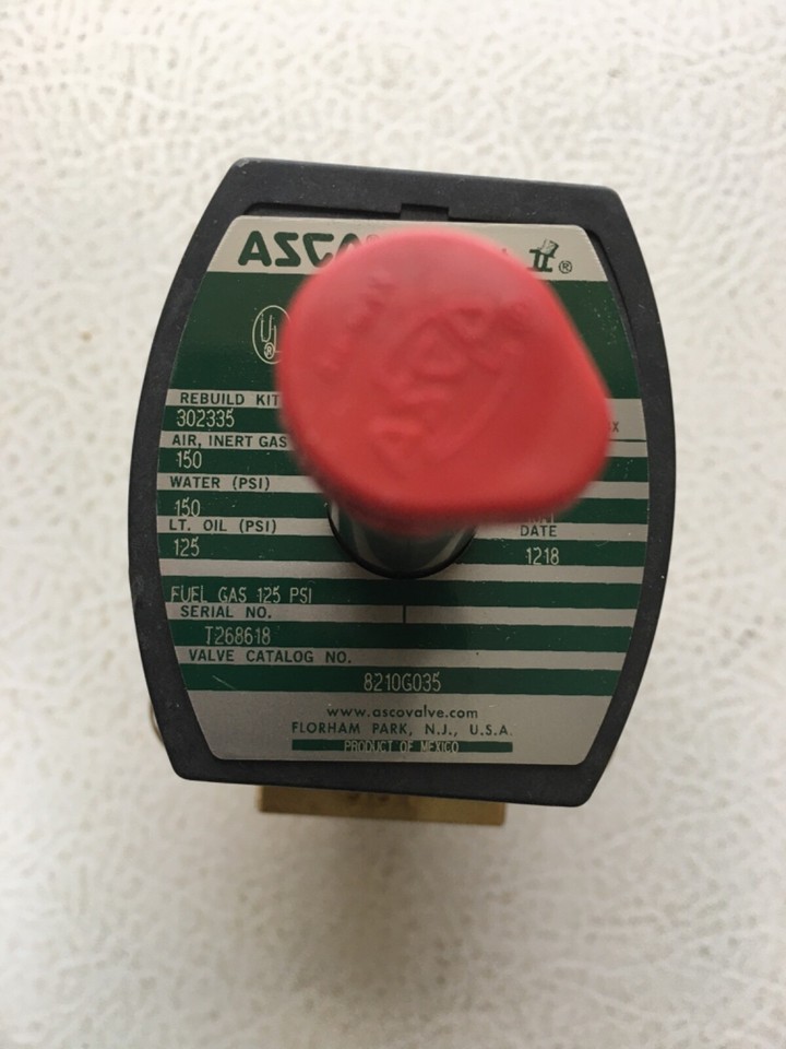 ASCO 8210G035 valve (bin34) | eBay