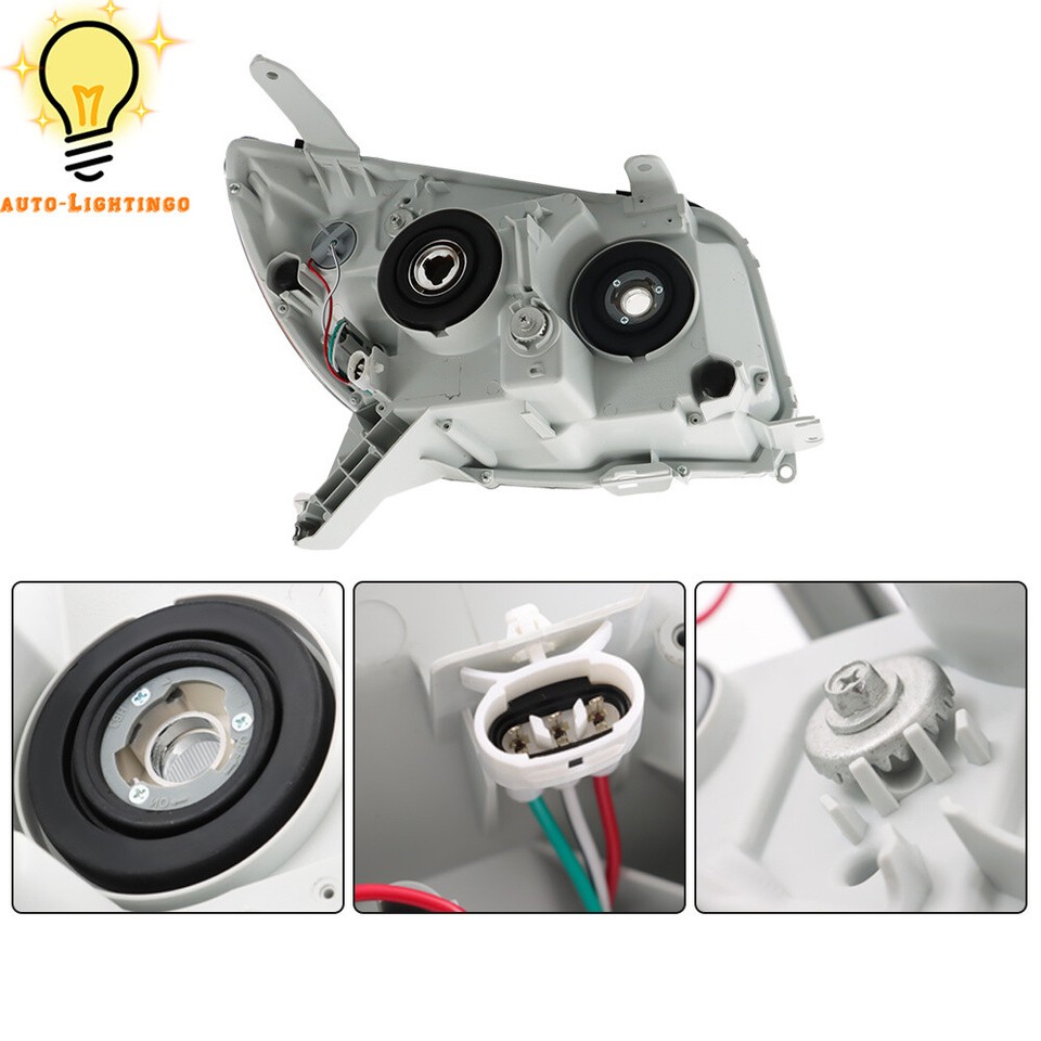 Left&Right Headlights Assembly Halogen For Toyota 4Runner 4 Runner 2006 ...
