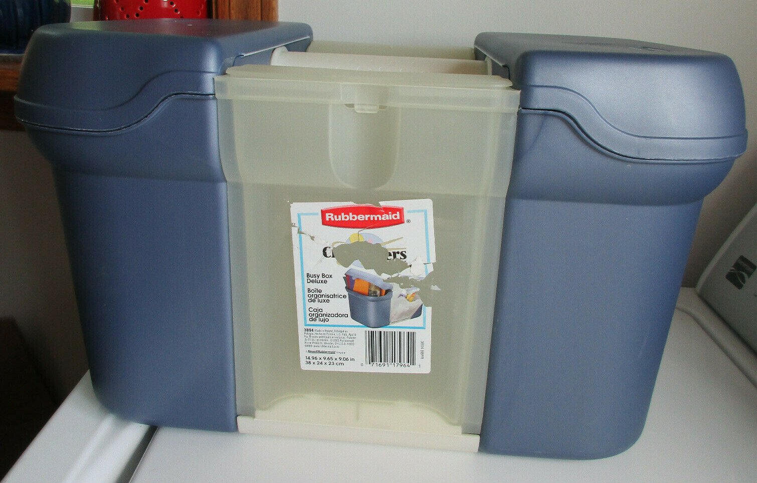 Rubbermaid CURVER Storage Craftainer Craft Sewing Tool Box Tote ...