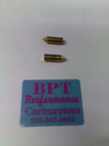 2 HOLLEY BRASS ACCELERATOR PUMP CHECK NEEDLES, AED BG DEMON GRANT QFT ...