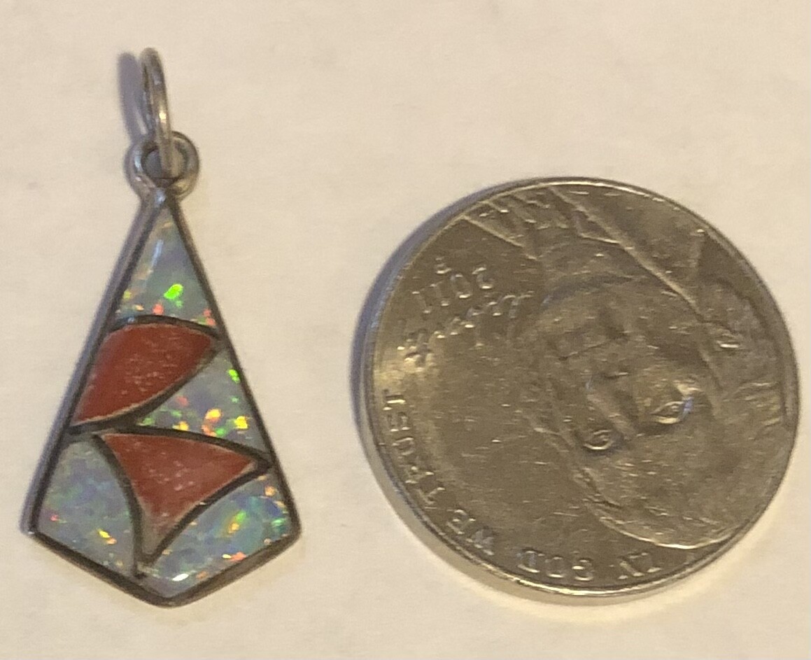 Vintage Eva and Lindberg Billah Fish Scale Navajo Pen… - Gem