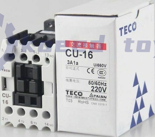 1Pcs new CU-16 CU 16 220VAC TECO Contactor | eBay