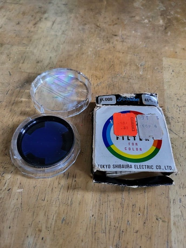 Toshiba Filter for Color 46mm Flood (B130) blue tint | eBay