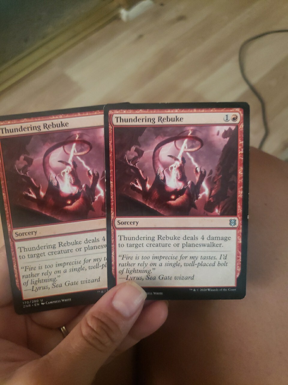 MTG Thundering Rebuke Zendikar Rising 170/280 Regular Uncommon | eBay