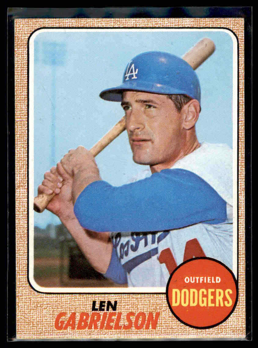1968 Topps Len Gabrielson #357 Los Angeles Dodgers | eBay