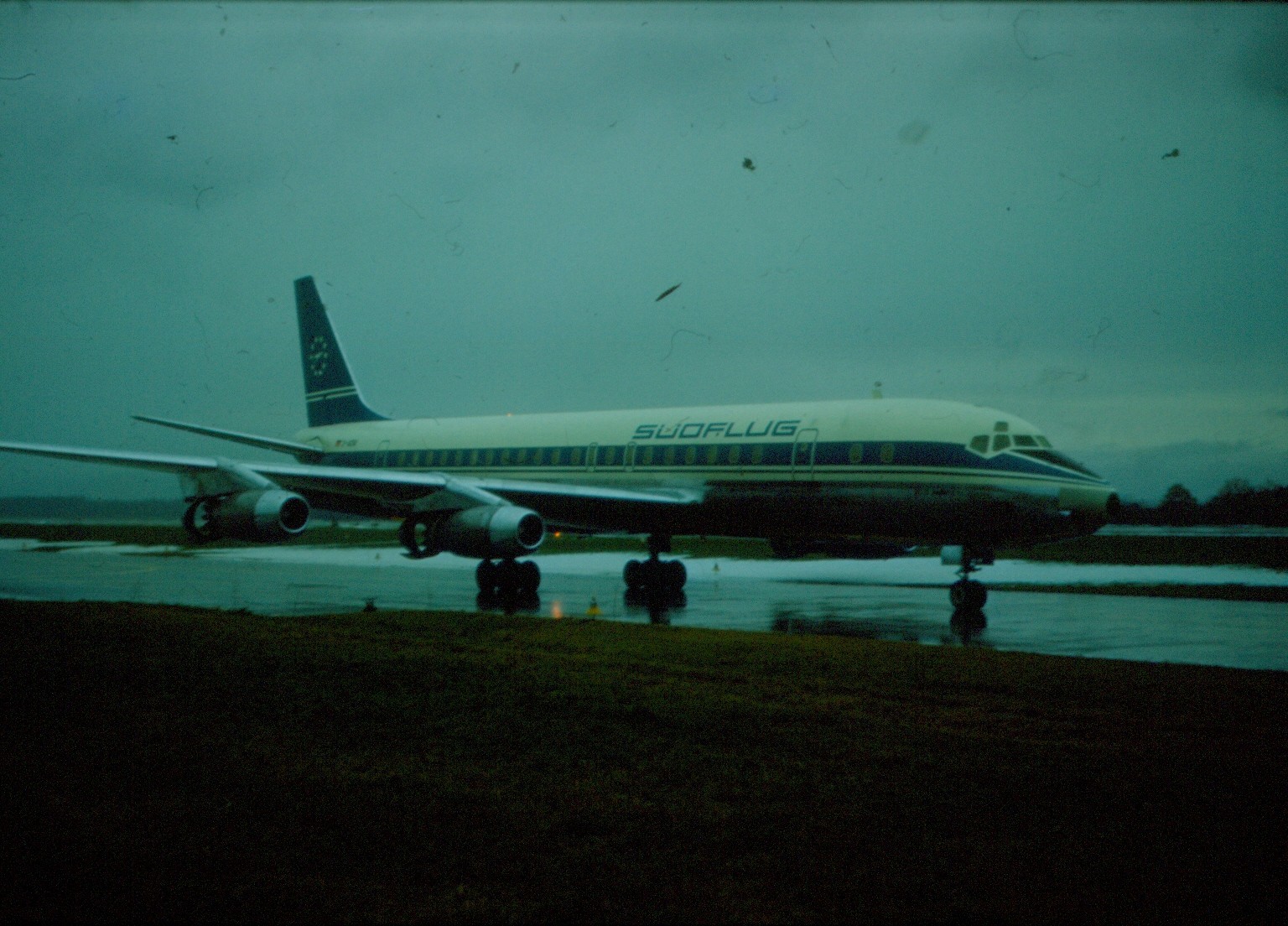 N629 D-ADIR SUDFLUG DC-8-32 EX SWISSAIR ORIGINAL KODAK SLIDE | eBay