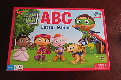 SUPER-WHY-ABC-LETTER-GAME-KIDS-EDUCATIONAL READING BOARD GAME | eBay