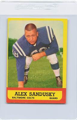 1963 Topps #6 Alex Sandusky Colts EX/MT *DA-A7988 | eBay