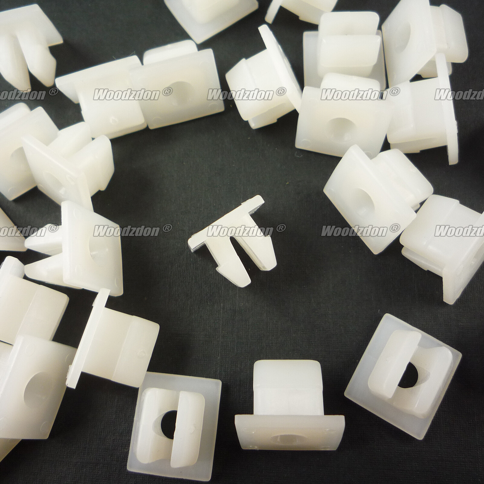 25 Front Bumper Nylon Nut Use With M5.5 (#12) Screw Clip For Toyota ...