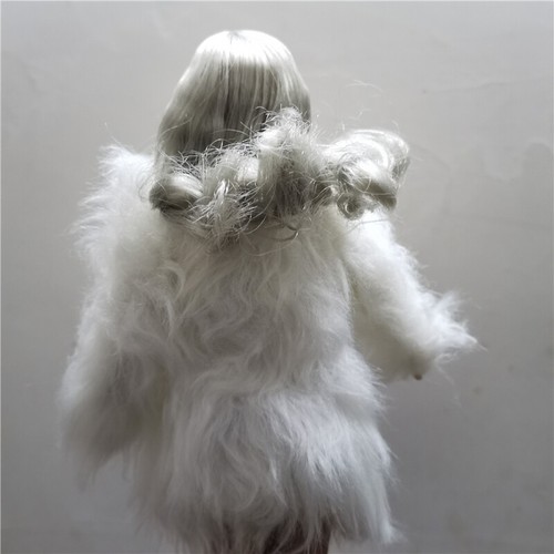 1/6 Scale Female Clothes White Plush Fur Coat Model Fit for 12" Action ...
