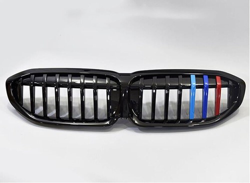 For BMW 3 series 330i G20 2019+ Glossy Black M Color Performance Kidney ...