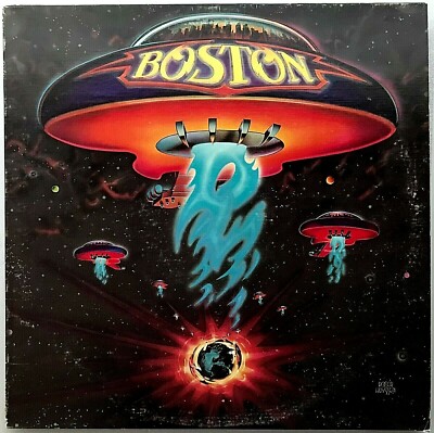 BOSTON "Boston" Debut RE LP 1977 Epic JE 34188 [Terra Haute Press] VG+ ...
