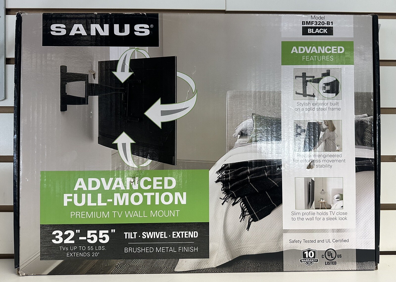 TV WALL MOUNT / Sanus Advanced Full Motion Premium Mount 32-55" | eBay