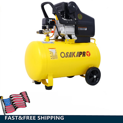 Portable Air Compressor Tank 4.5HP 13 Gallons Adjustable Pressure with ...