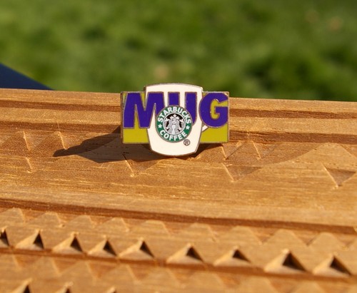 Starbucks Coffee Company Mug Award 1" Metal & Enamel Lapel Employee Pin ...