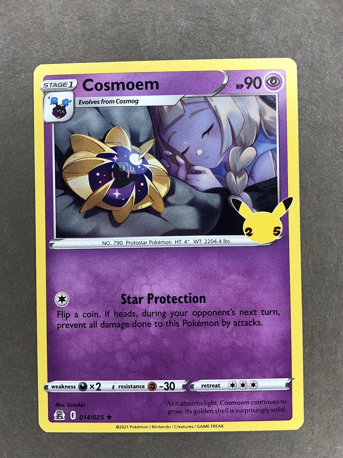 Pokémon TCG Cosmoem Celebrations 014/025 Holo Holo Rare | eBay