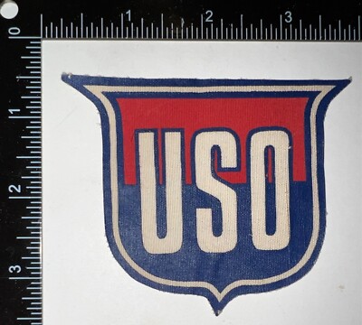 RARE WWII Home Front USO United Service Organizations Patch | eBay